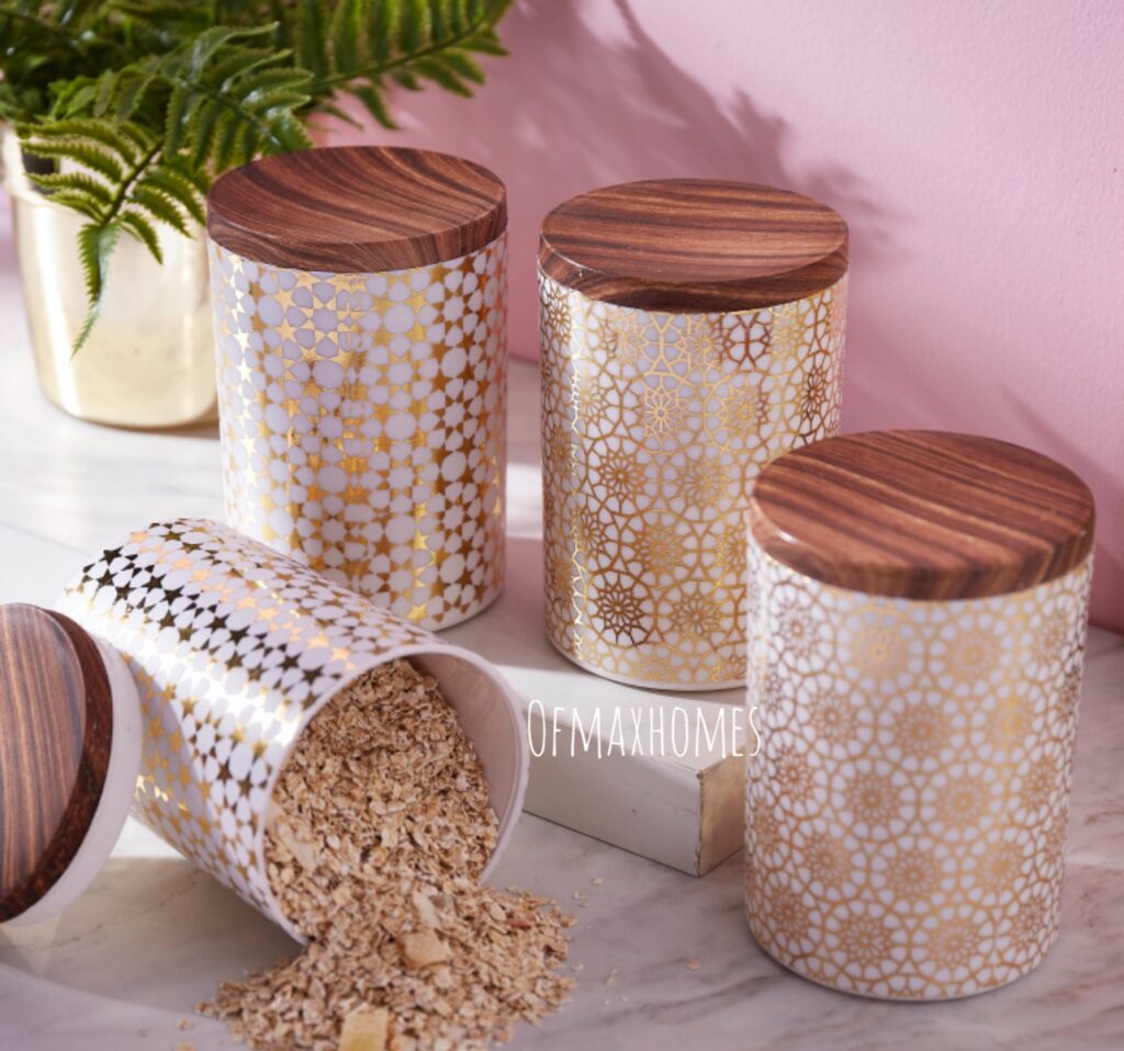 Food storage container with wooden lid – Ofmax Homes